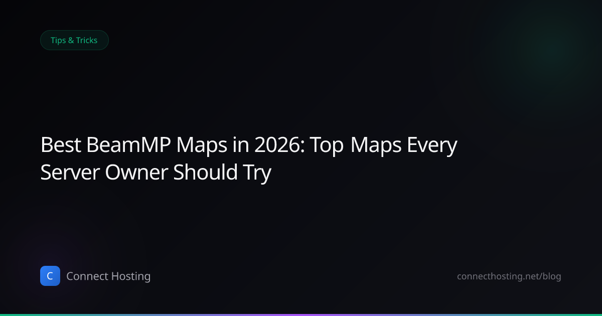 Best BeamMP Maps 2026: Top 13 Maps for Your Server | Connect Hosting ...
